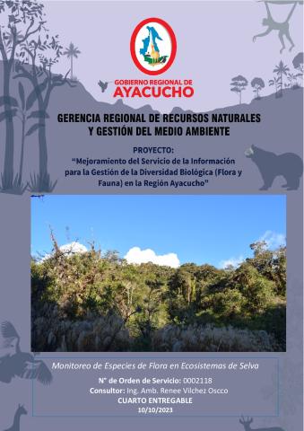 Monitoreo de Especies de Flora en Ecosistemas de Selva | SINIA